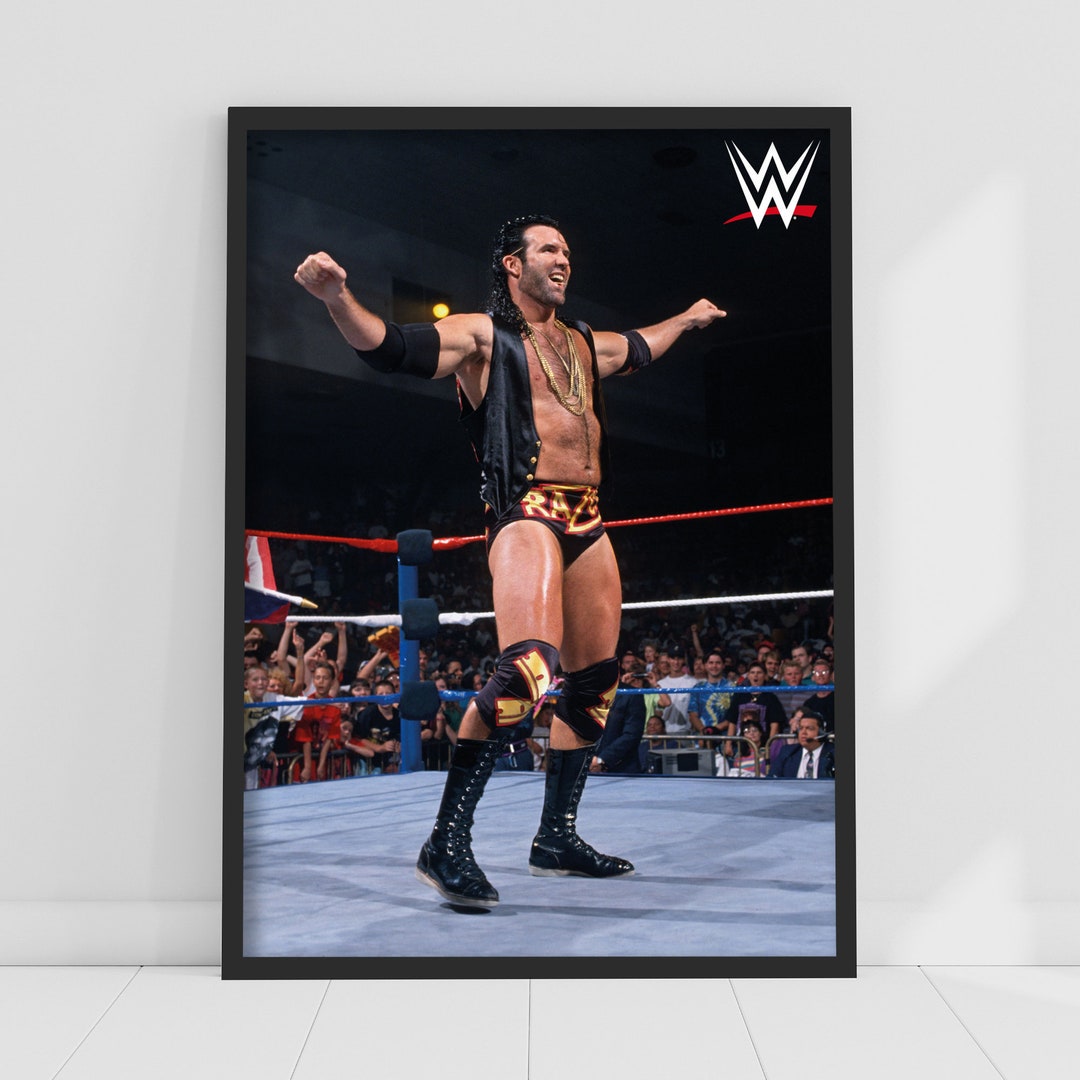 WWE Print - Razor Ramon in Ring Poster Wrestling Wall Art - Etsy