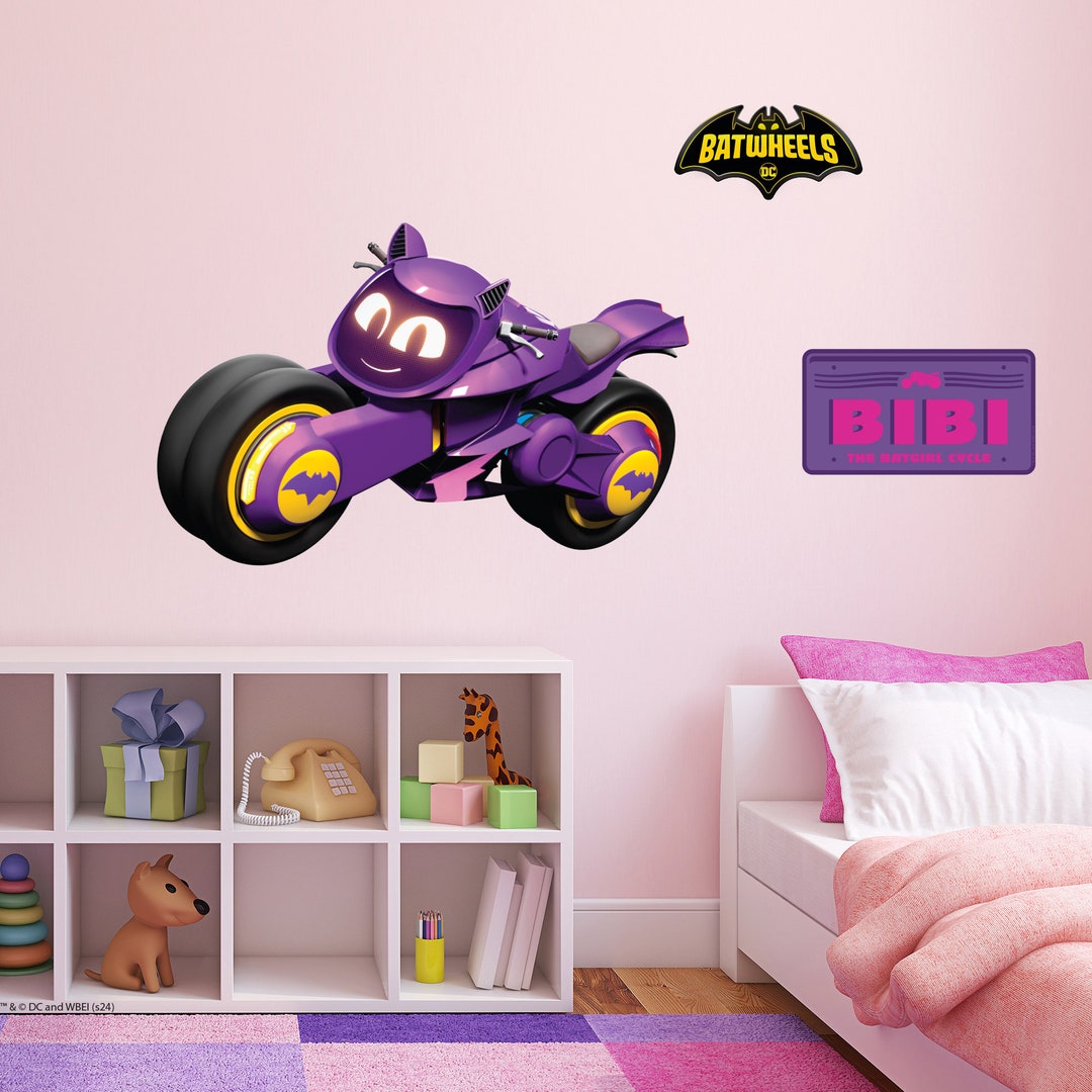Batwheels™ Wall Sticker - Bibi Decal DC Superhero Art - Etsy