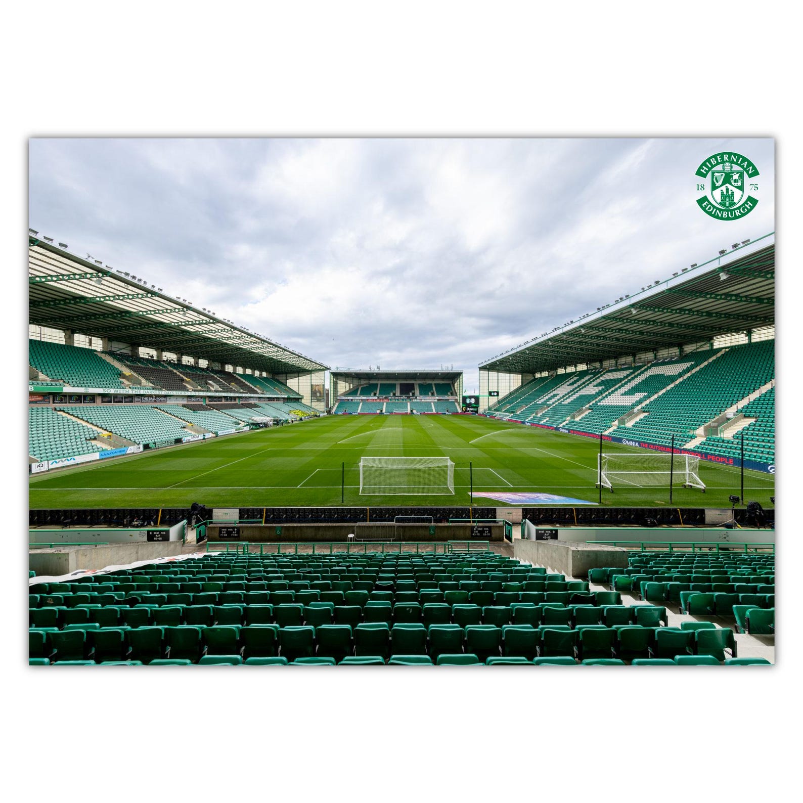 Hibernian FC Print - Stadium Day Time Poster Football Wall Art - Etsy