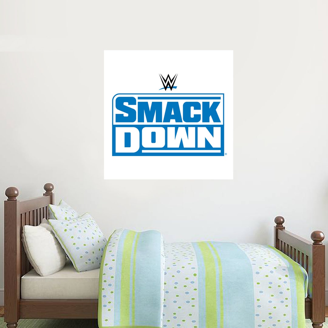 WWE Wall Sticker - Smackdown Logo - Etsy