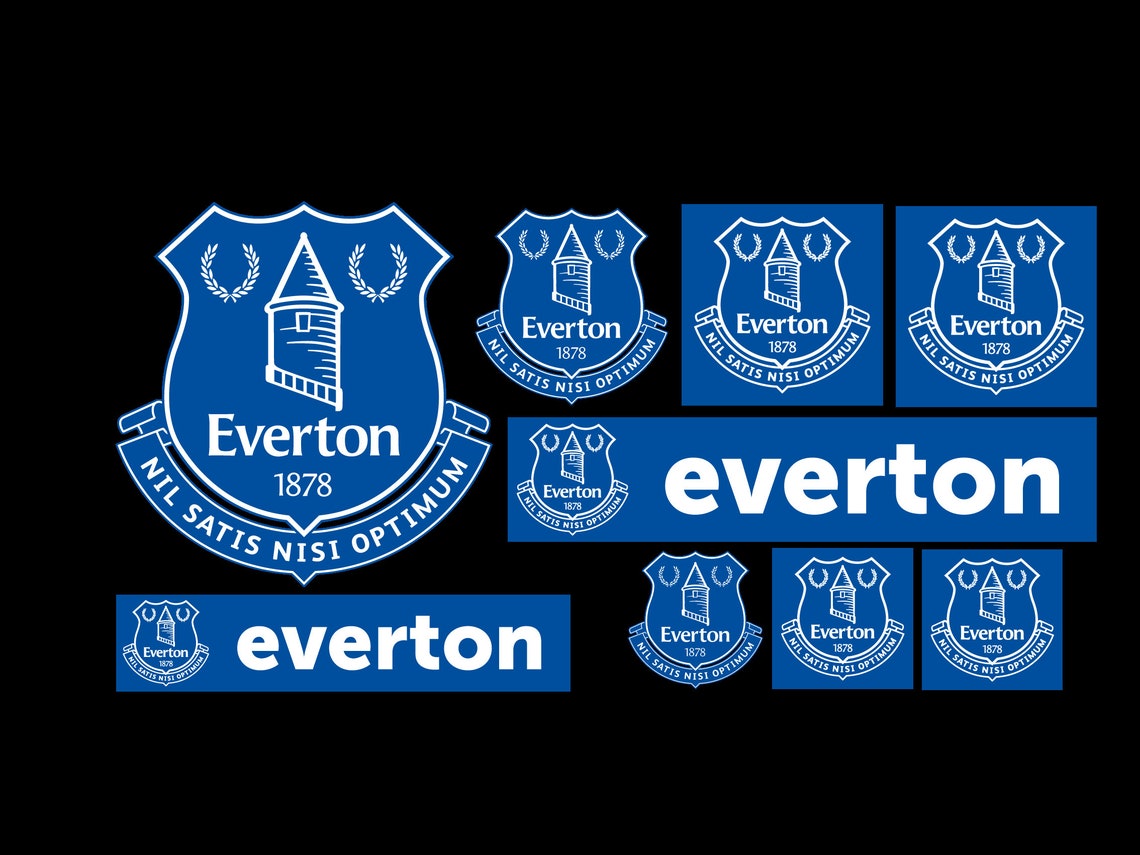 Everton Football Club Personalised Name & Ball Design - Etsy