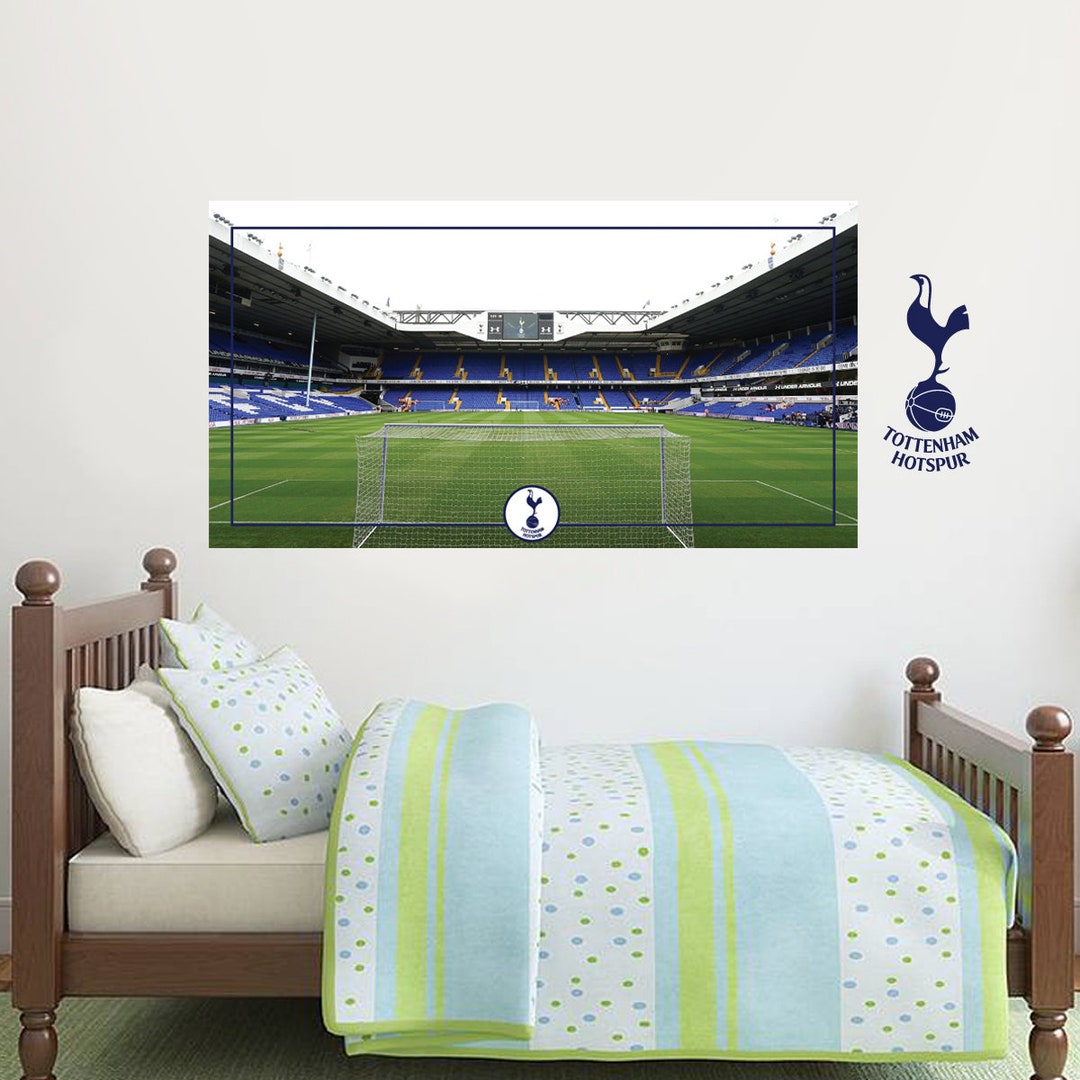 Tottenham Hotspur Football Club Stadium Behind the Net Mural Spurs Wall ...