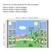 Peppa Pig Wall Sticker Peppa and Family Park Scene Window Wall Decal ...