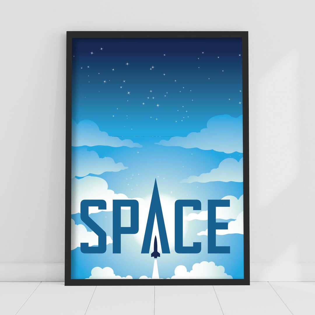 Space Wall Print - Space Poster Wall Art - Etsy