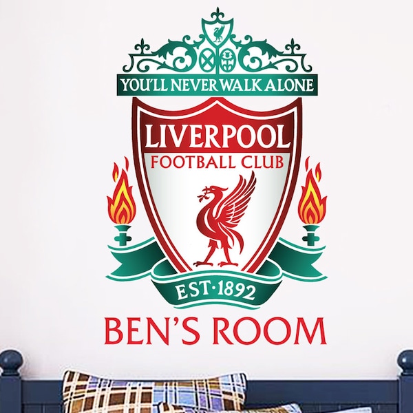 Liverpool Fc Personalised - Etsy