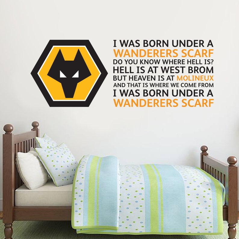 Wolverhampton Wanderers F.C. Crest & Wanderers Scarf Song - Etsy UK