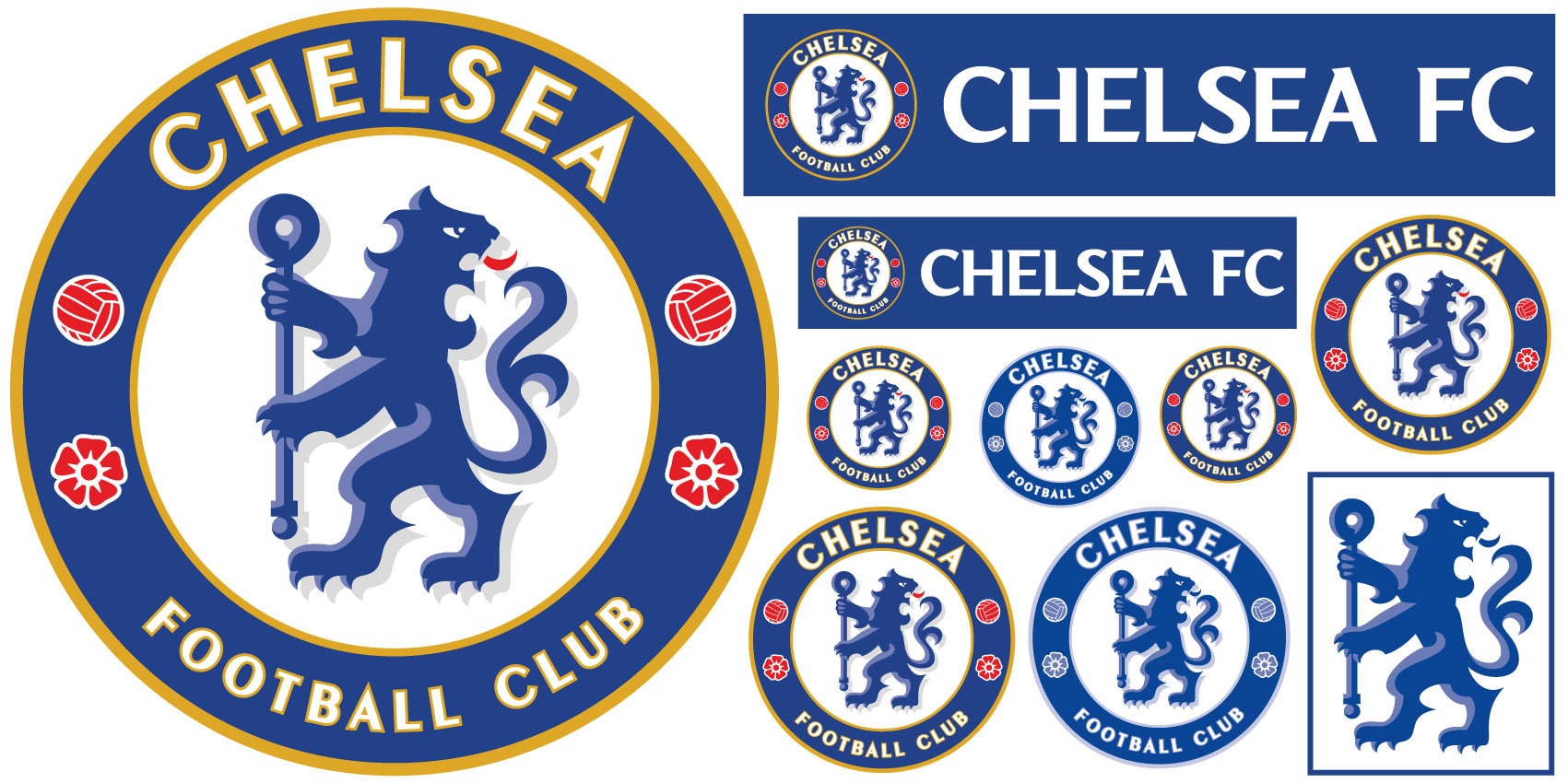 Chelsea Football Club Crest & 'blue is the Colour' - Etsy UK