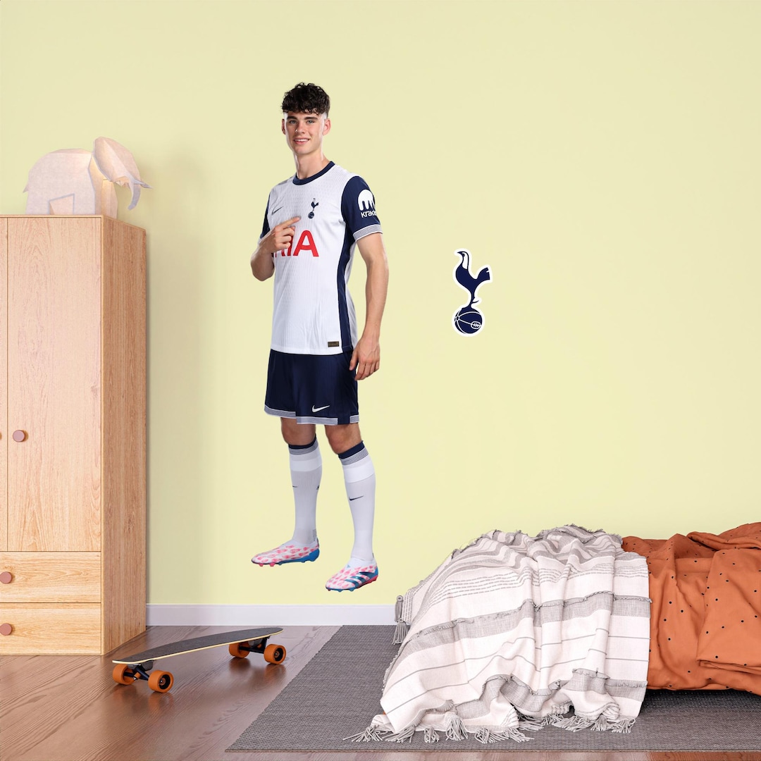 Tottenham Hotspur FC - Gray 24-25 Player Cutout Wall Sticker + Spurs ...