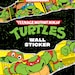Teenage Mutant Ninja Turtles Wall Sticker - Group Crouching ...