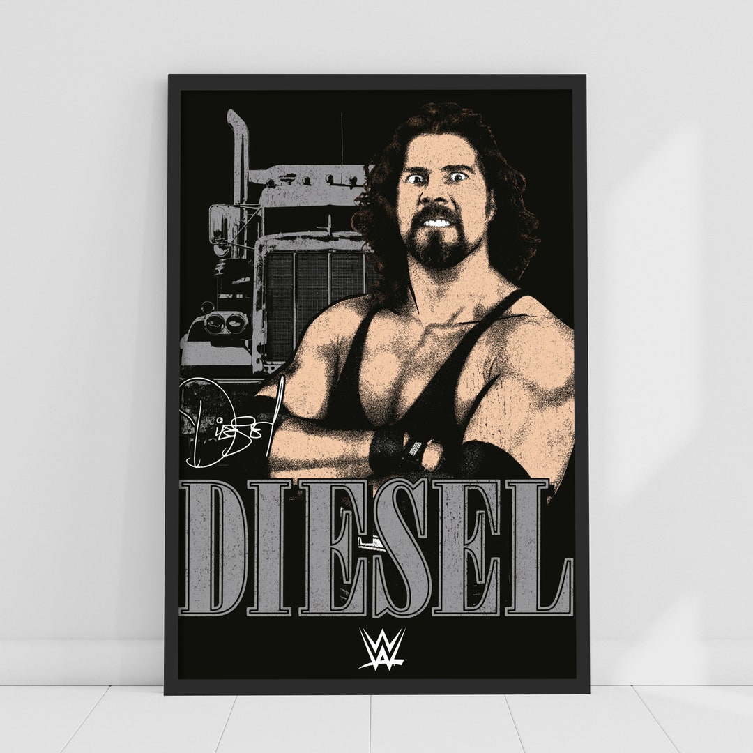 WWE Print Diesel Sketch Poster Wrestling Wall Art - Etsy