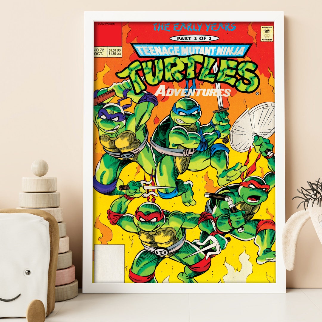 Teenage Mutant Ninja Turtles Print Comic Cover No 72 Oct Poster World ...