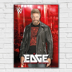 WWE Print - Edge Crowd Poster Wrestling Wall Art - Etsy