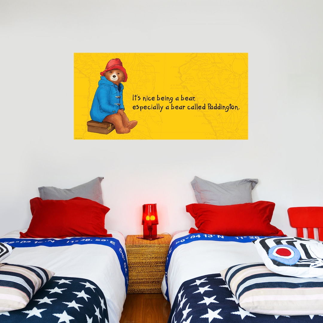 Paddington Bear Wall Sticker - Nice Bear Quote 008 - Etsy
