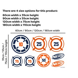 Nerf Wall Sticker - Target Icons Set Wall Art - Etsy