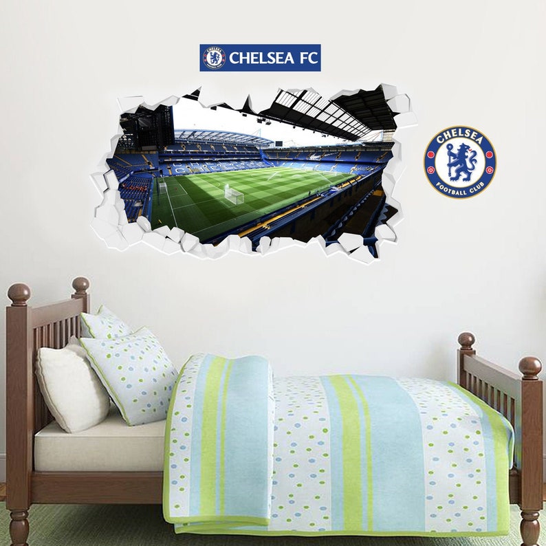 Chelsea Football Club Smashed Stamford Bridge Stadium Wall - Etsy UK