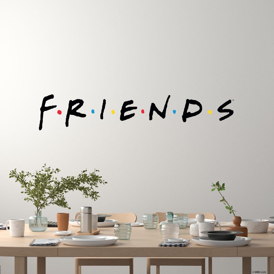 Friends Wall Sticker - Friends Logo Decal Wall Art - Etsy