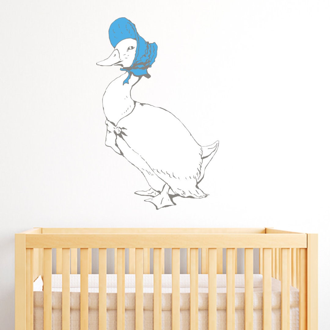 Official Peter Rabbit Jemima Puddle Duck Wall Sticker Mural PB027 - Etsy
