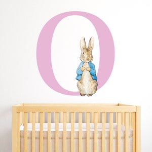 Peter Rabbit Letter & Name Wall Sticker - Officially Licensed Artwork ...
