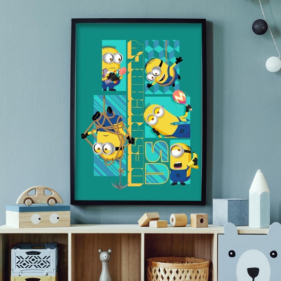 Minion Decor Despicable Me 4 Sticker Pad - 4 Pages With 300+ Minions ...
