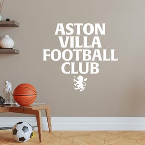 Aston Villa Football Club Stack Wall Sticker - Etsy