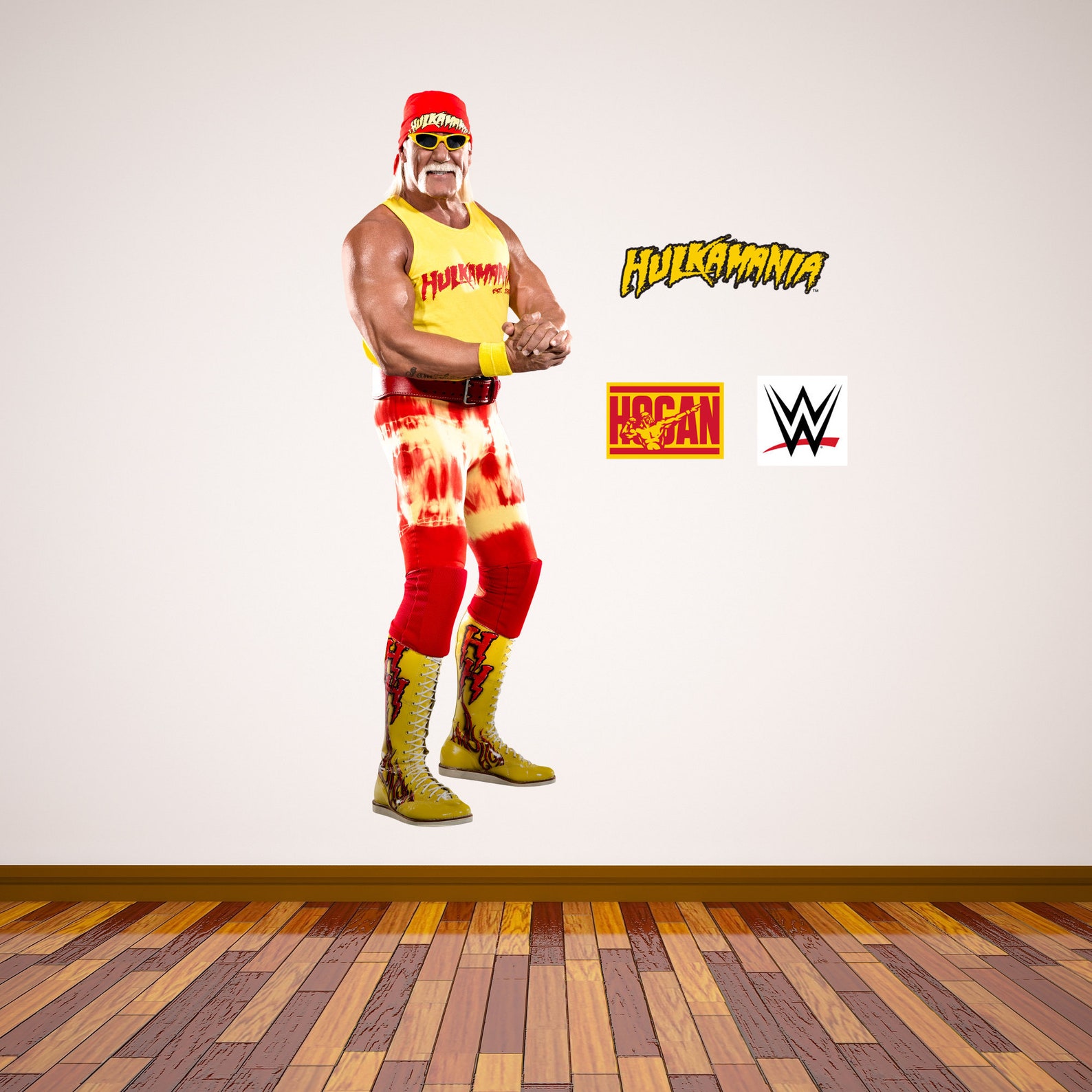 WWE Hulk Hogan Wall Sticker - Etsy