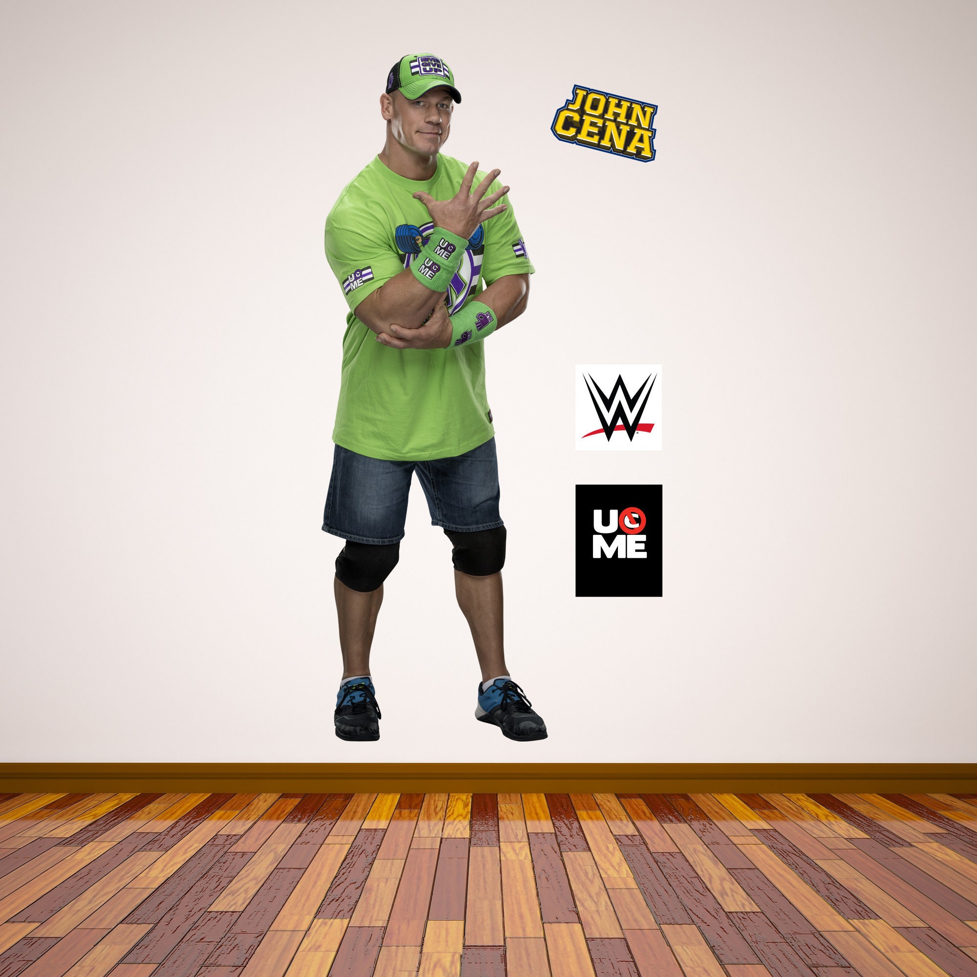 WWE John Cena Wrestler Decal 17 Bonus Wall Sticker Set - Etsy UK