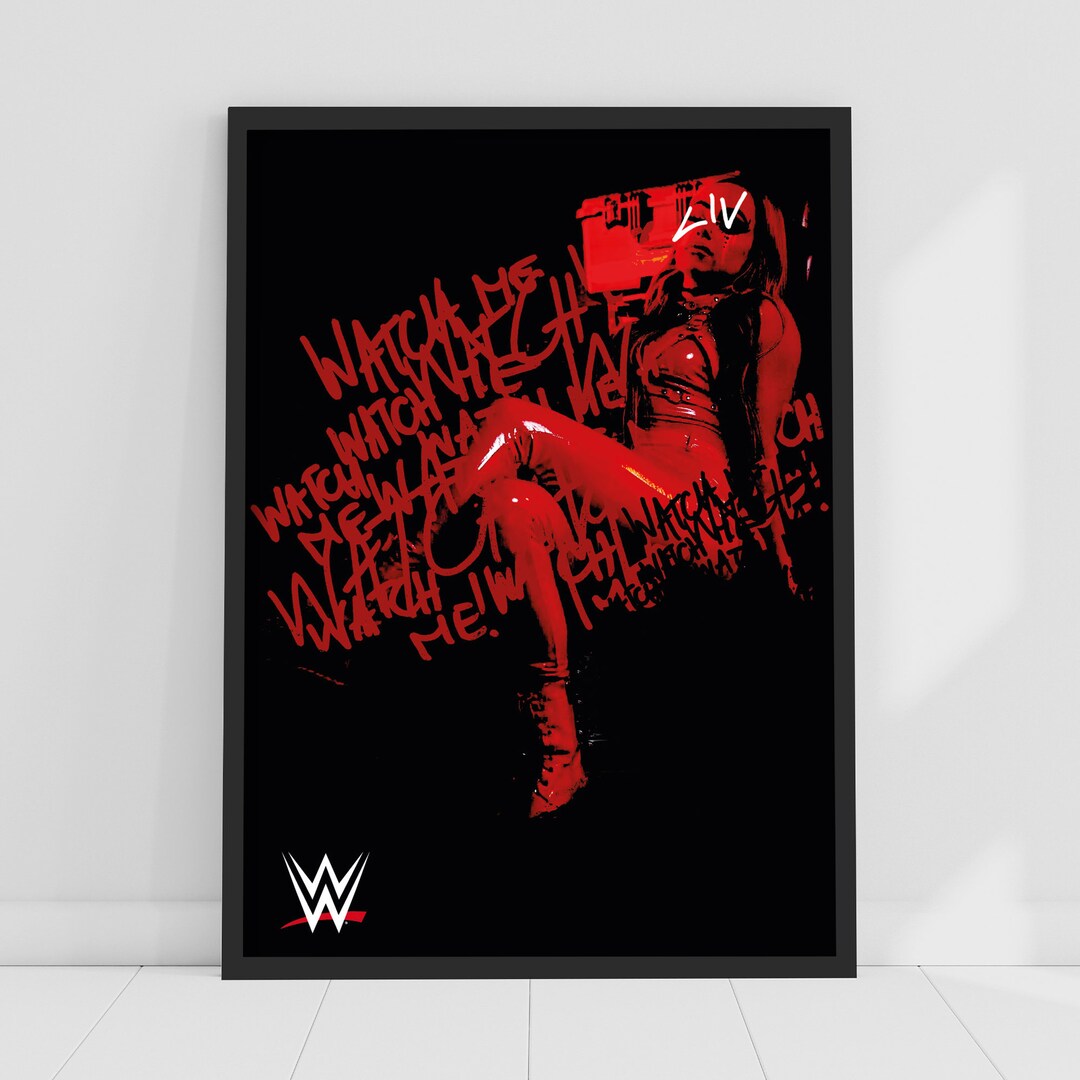 WWE Print Liv Morgan Graphic Poster Wrestling Wall Art - Etsy