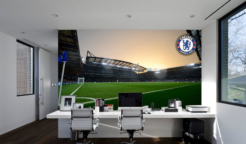 Chelsea FC Stamford Bridge Stadium Full Wall Mural Inside - Etsy