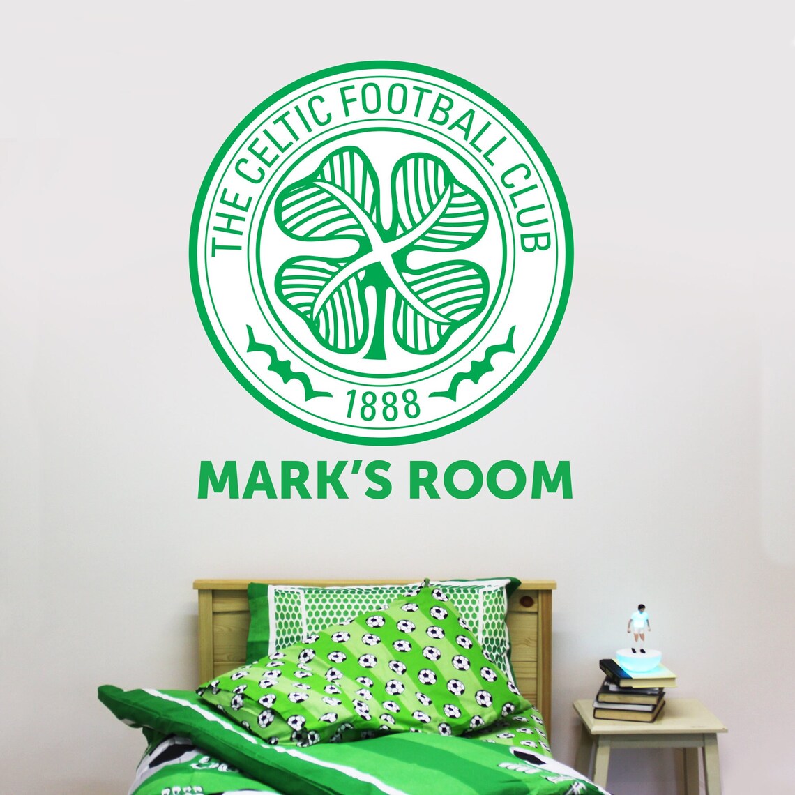 Celtic Football Club - Personalised Crest & Name - Etsy UK