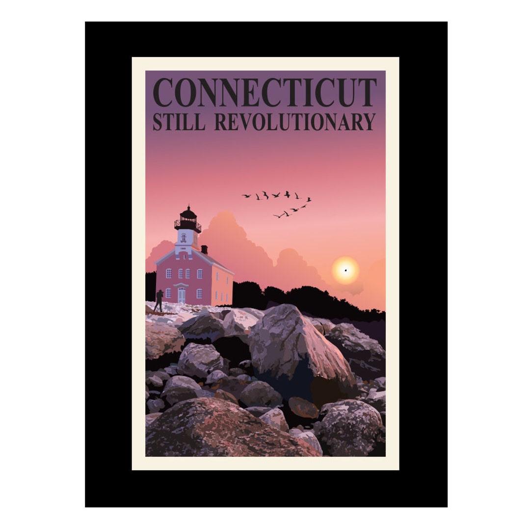 Connecticut Poster - Etsy