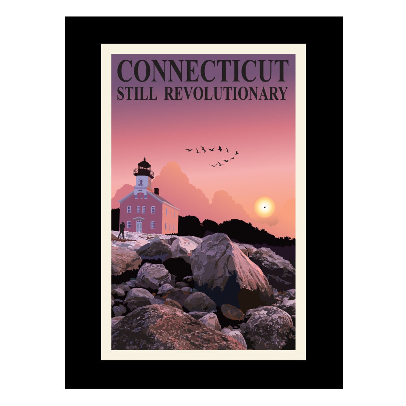 Connecticut Poster - Etsy
