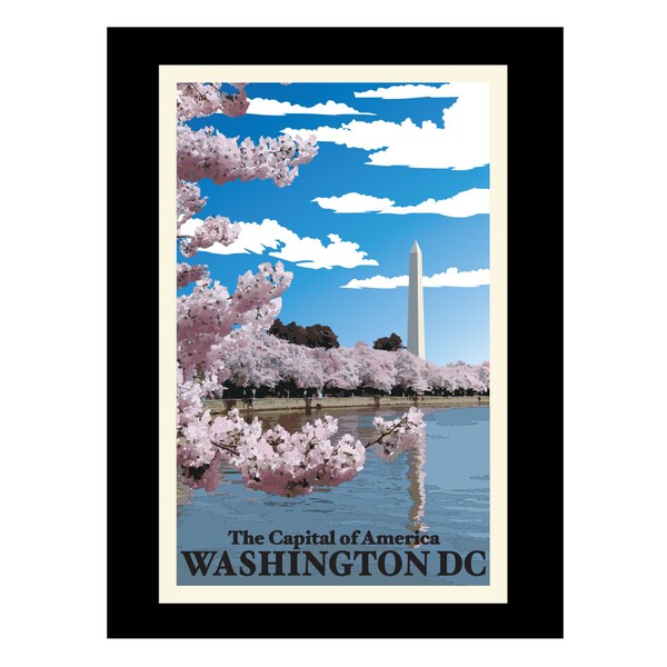 Washington Dc Cherry Blossom Poster - Etsy
