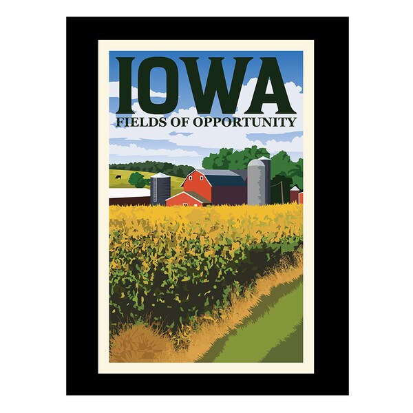 Iowa Poster - Etsy