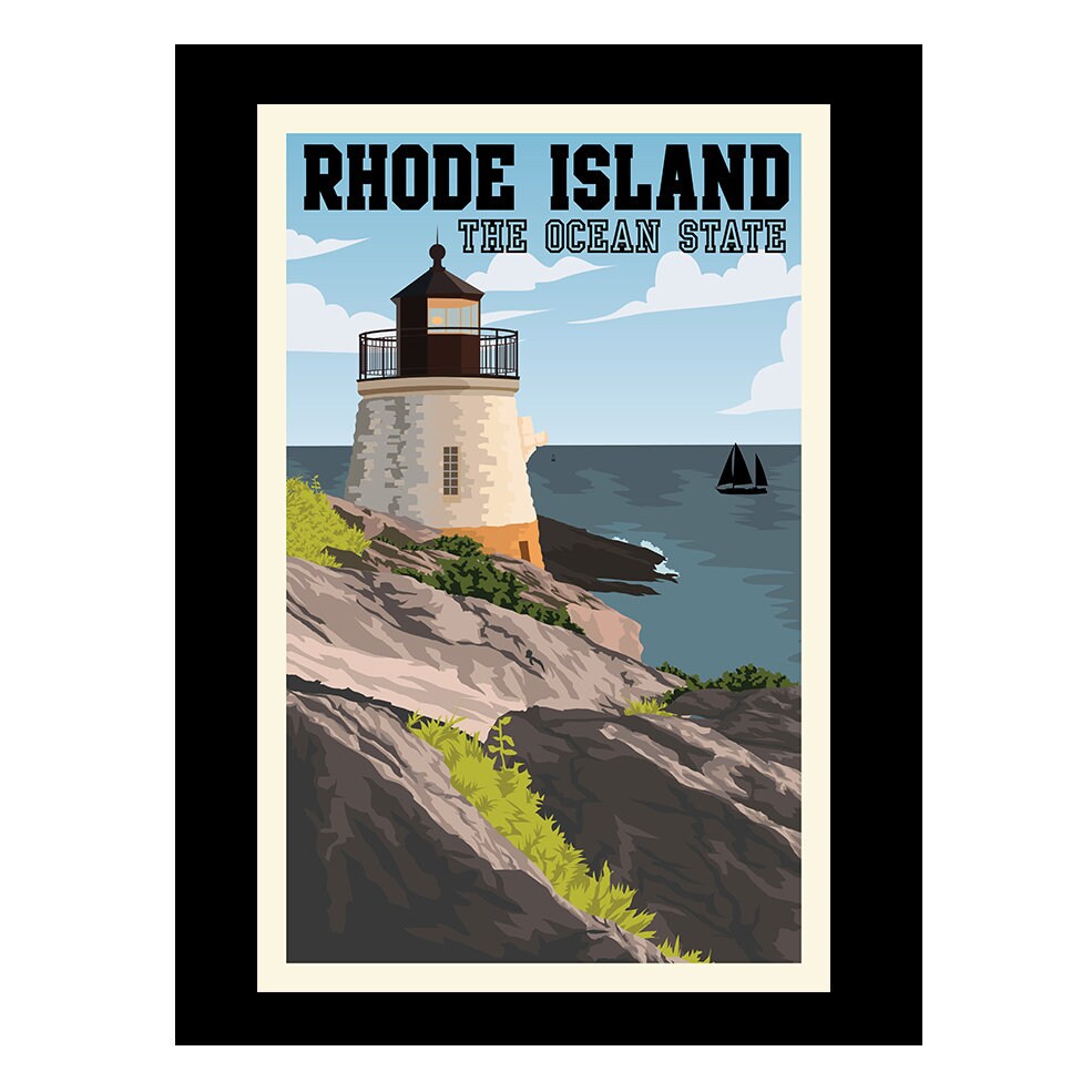 Rhode Island Poster - Etsy