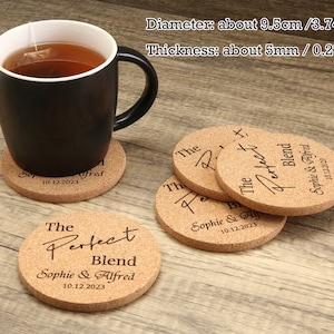 Bulk Personalized Party Coasters, Xmas Party Favors, Birthday Coasters ...