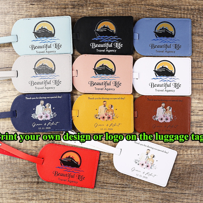 Custom Logo Luggage Set - Etsy