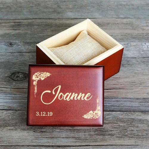 Personalized Wooden Watch Box Engraved Wood Watch Case - Etsy