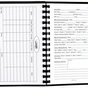 Fly Fishing Log Book by Fishtales Fishing Logs - A Comb Bound Fishing ...