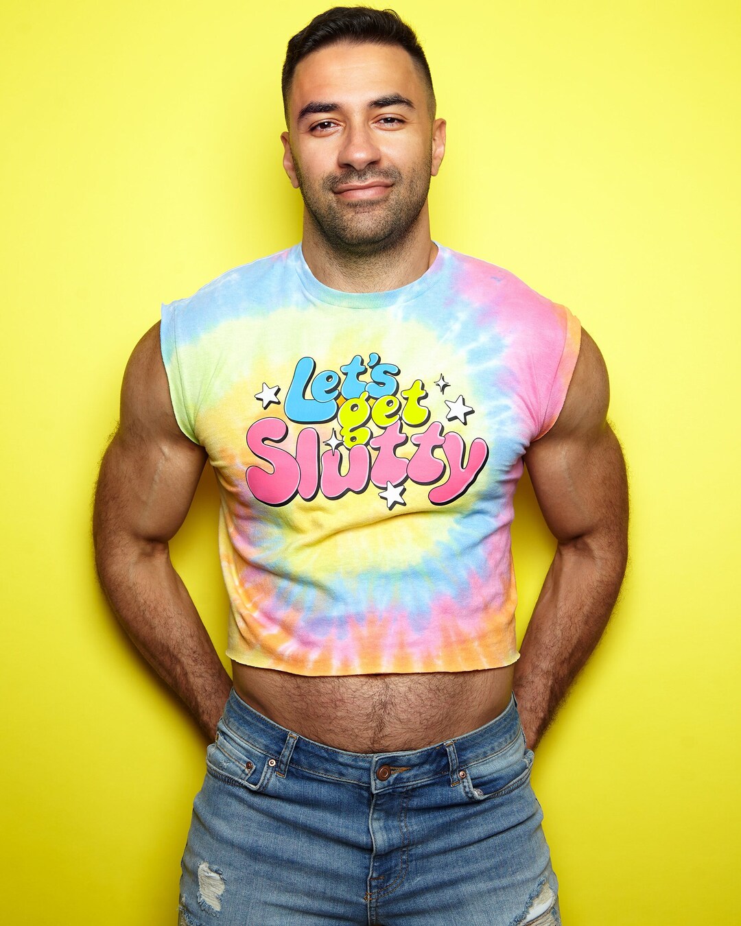 Lets Get S/utty on Tie-dye - Crop Top - Etsy