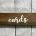 Wedding Cards Sign Cards Sign Rustic Wood Wedding Signs Wedding Signs ...