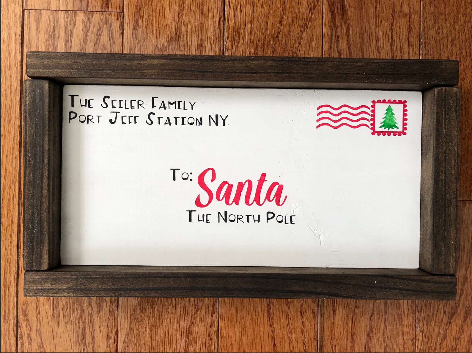 Letter to Santa Sign Christmas Sign Holiday Sign Wood - Etsy