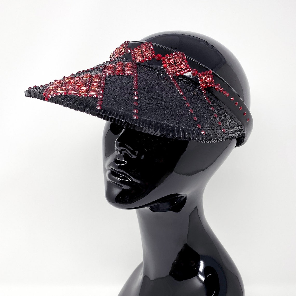 Red Rebel Visor, Festival Visor, Festival Hat, Party Hat, Festival ...