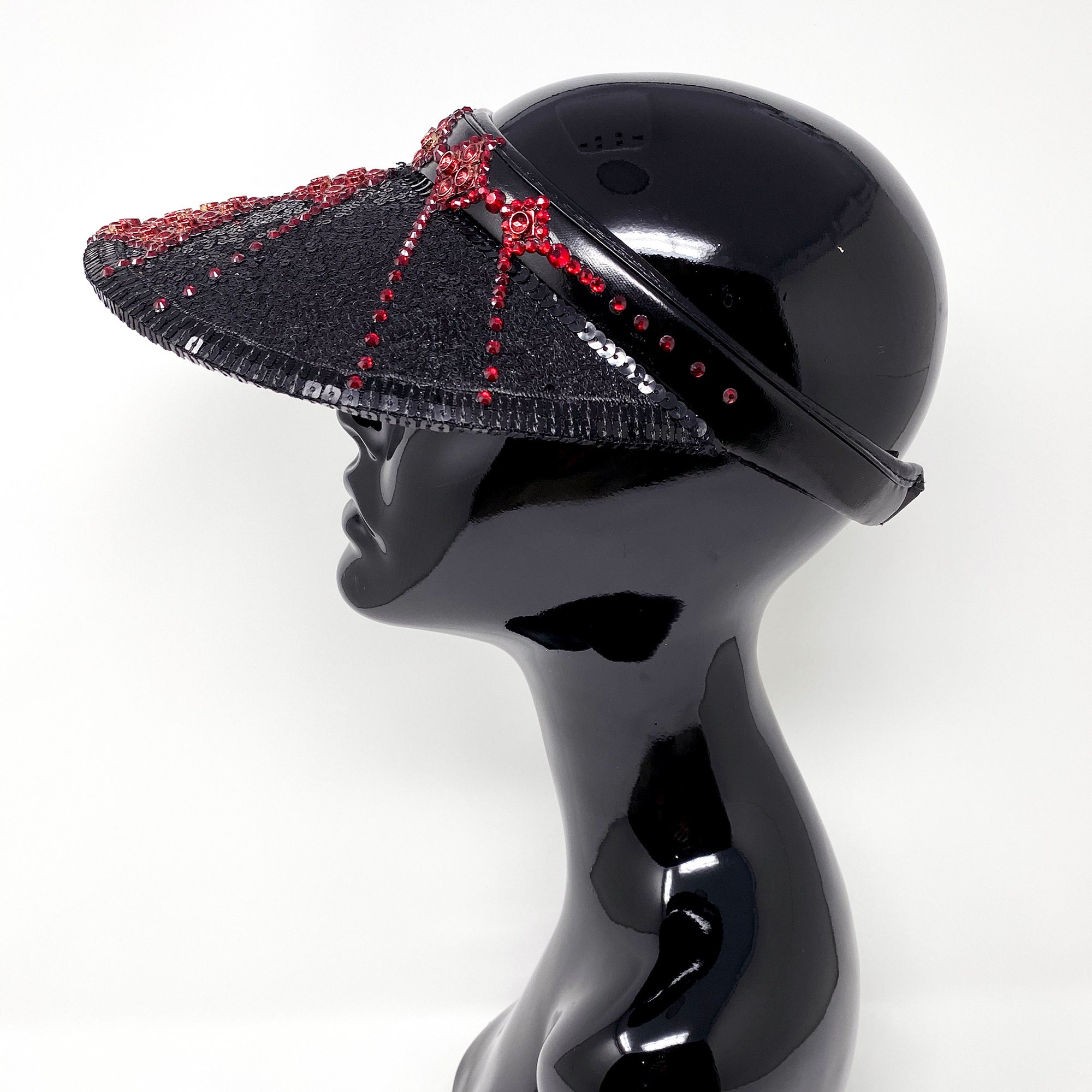 Red Rebel Visor, Festival Visor, Festival Hat, Party Hat, Festival ...