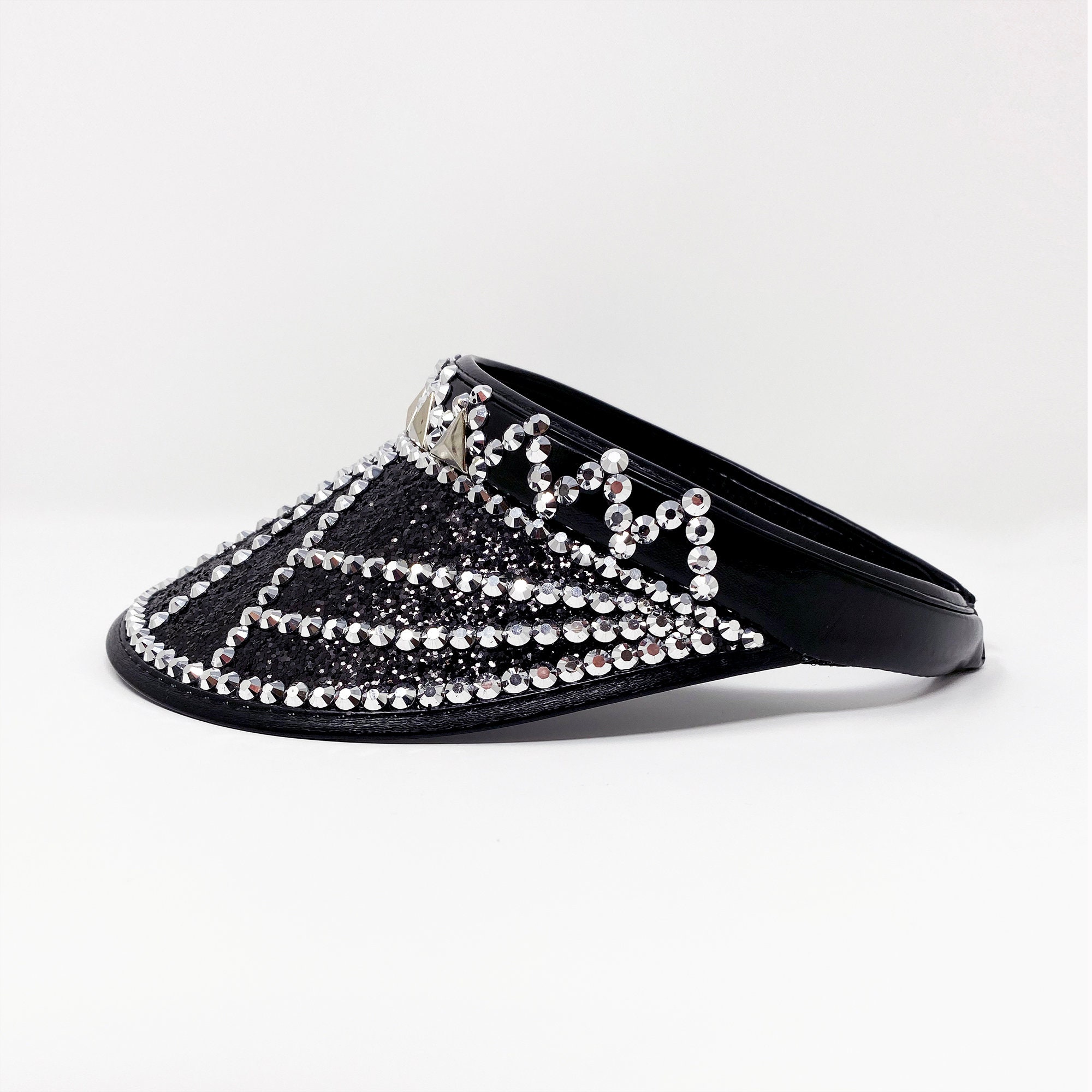 Silver Shine Visor Festival Hat Party Hat Festival - Etsy