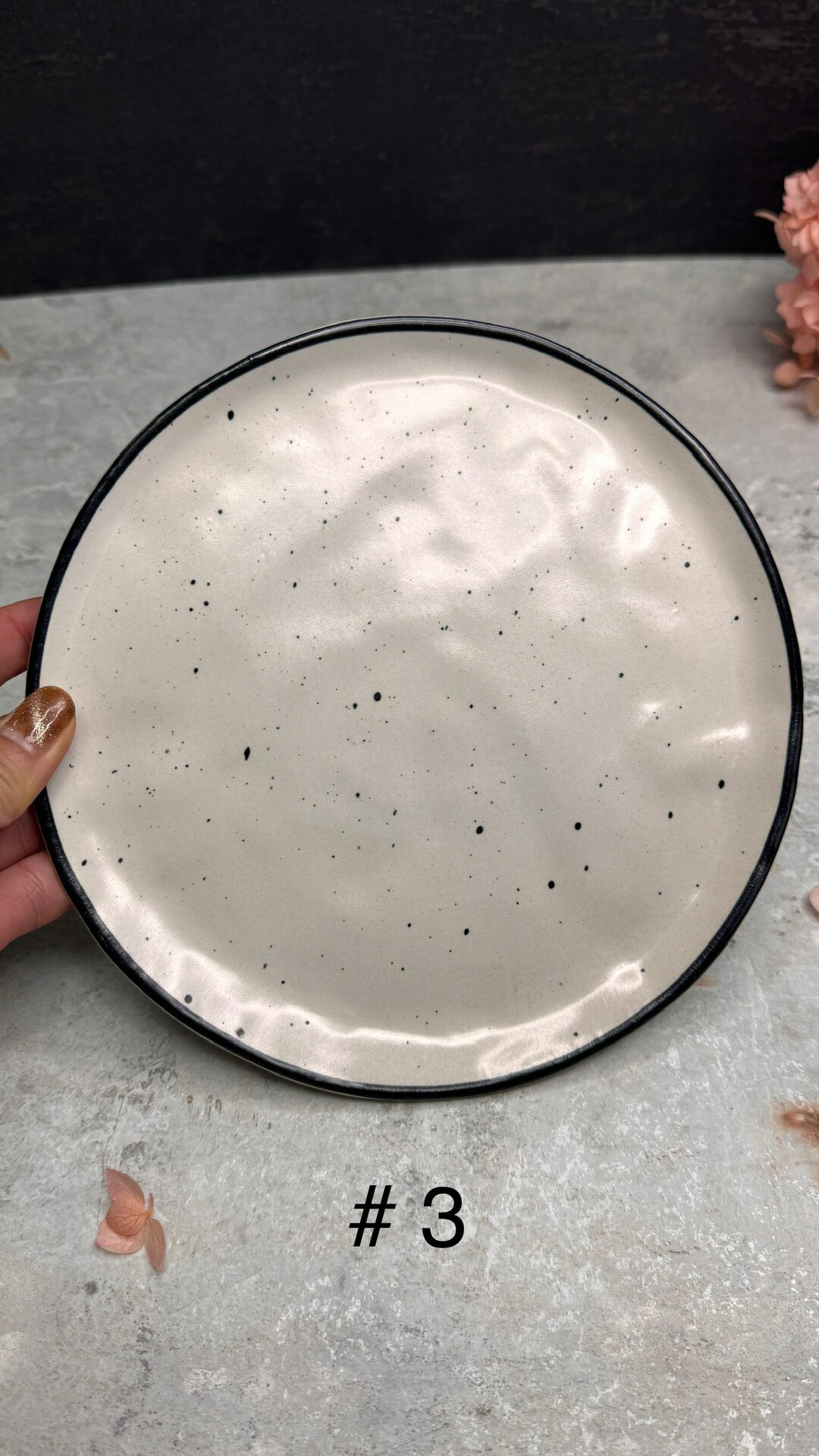 Handmade Ceramic Plates Set, Minimal Plates Natural Unglazed Modern ...
