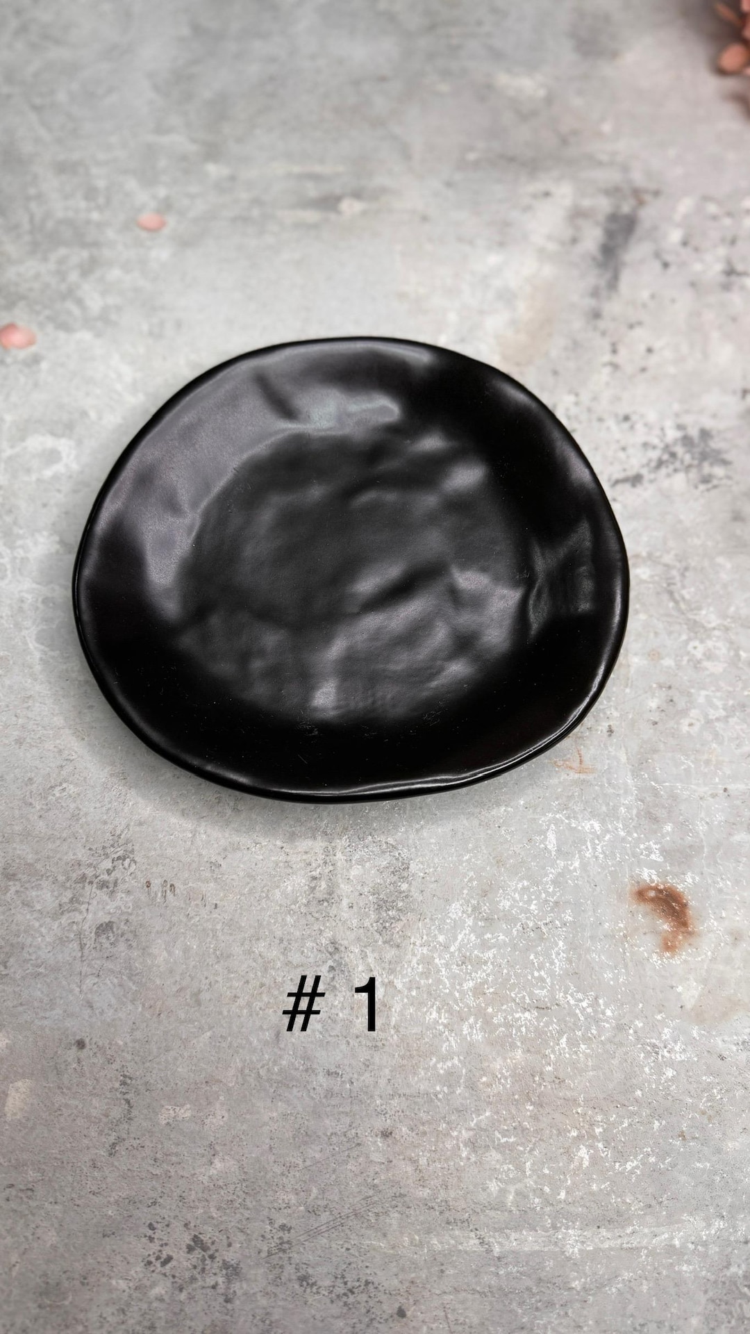 Handmade Ceramic Plates Set, Minimal Plates Natural Unglazed Modern ...