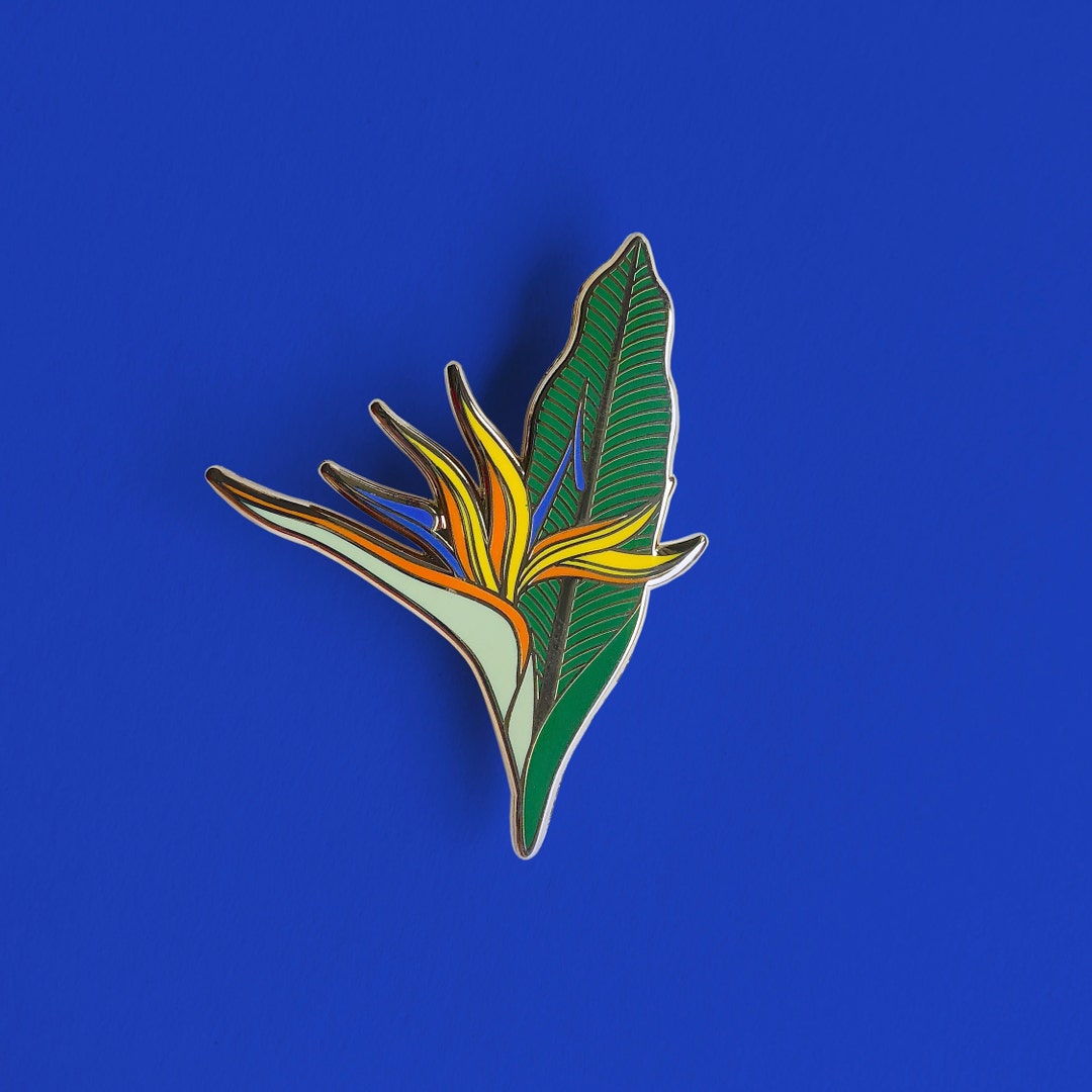 Tropical Birds of Paradise Pin // Plant Pin // Botanical Pin - Etsy