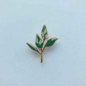 Eucalyptus Enamel Pin // Plant Pin // Botanical Pin - Etsy