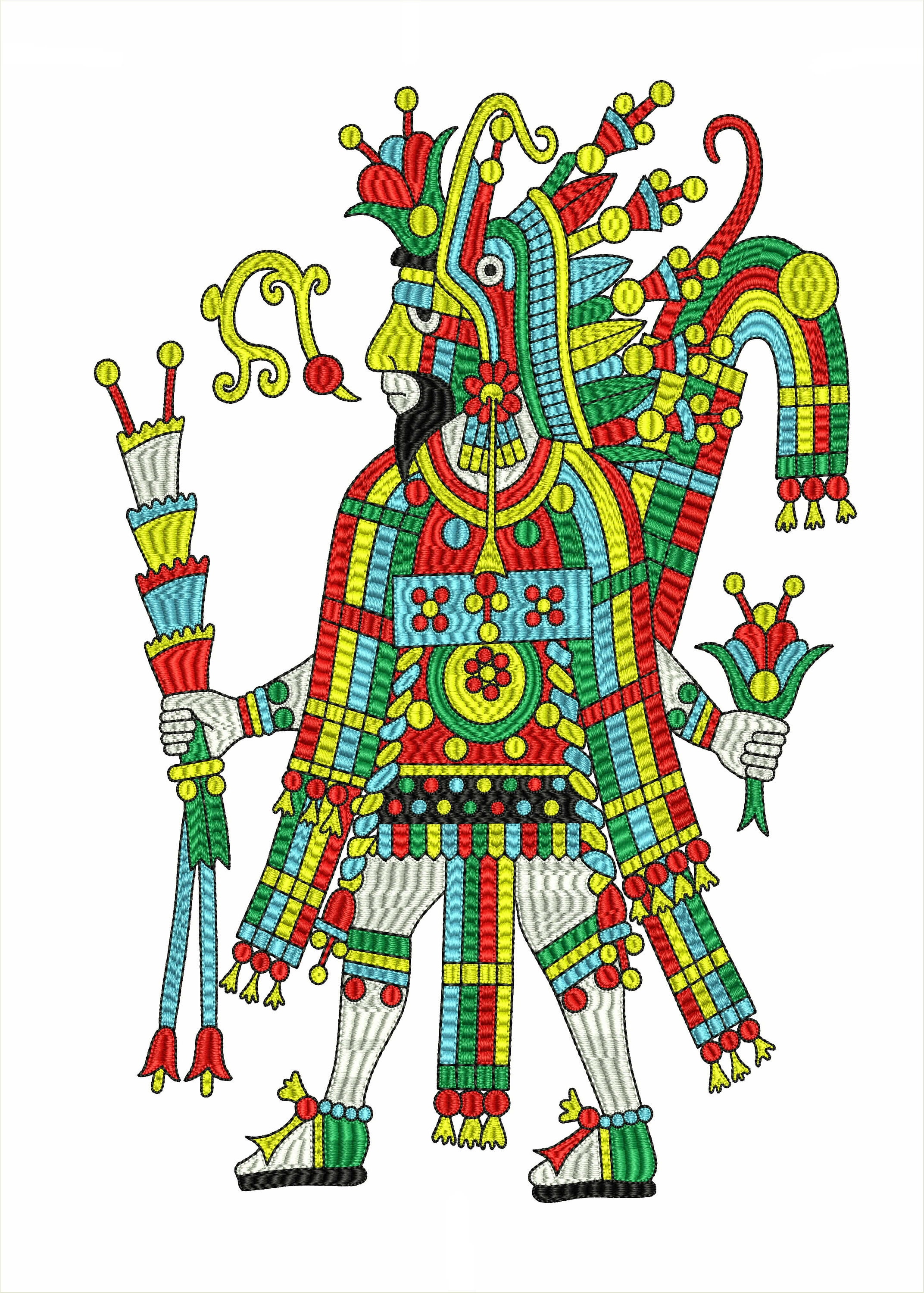 Xochipilli the Prince of Flowers God of Pleasure Feasting and | Etsy