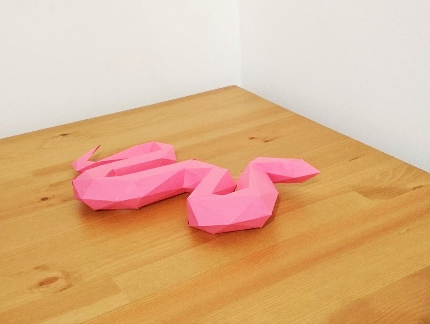 Snake Paper Model - Downloadable Pdf - Print at Home Paper Model ...